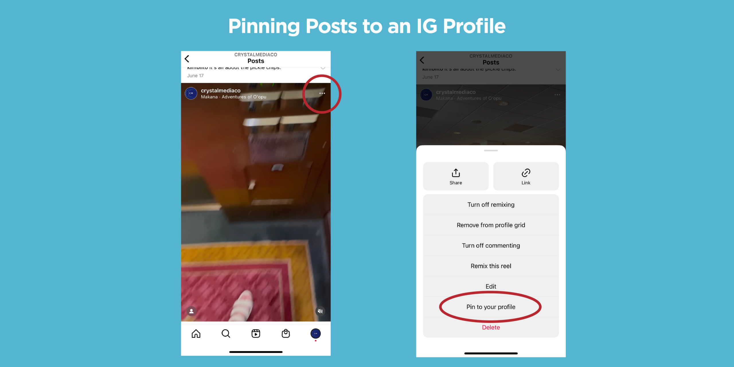 Optimizing Your Instagram Pinned Post Feature - Crystal Media