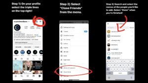 Creating a Close Friends List to Create Exclusive Content for Top ...