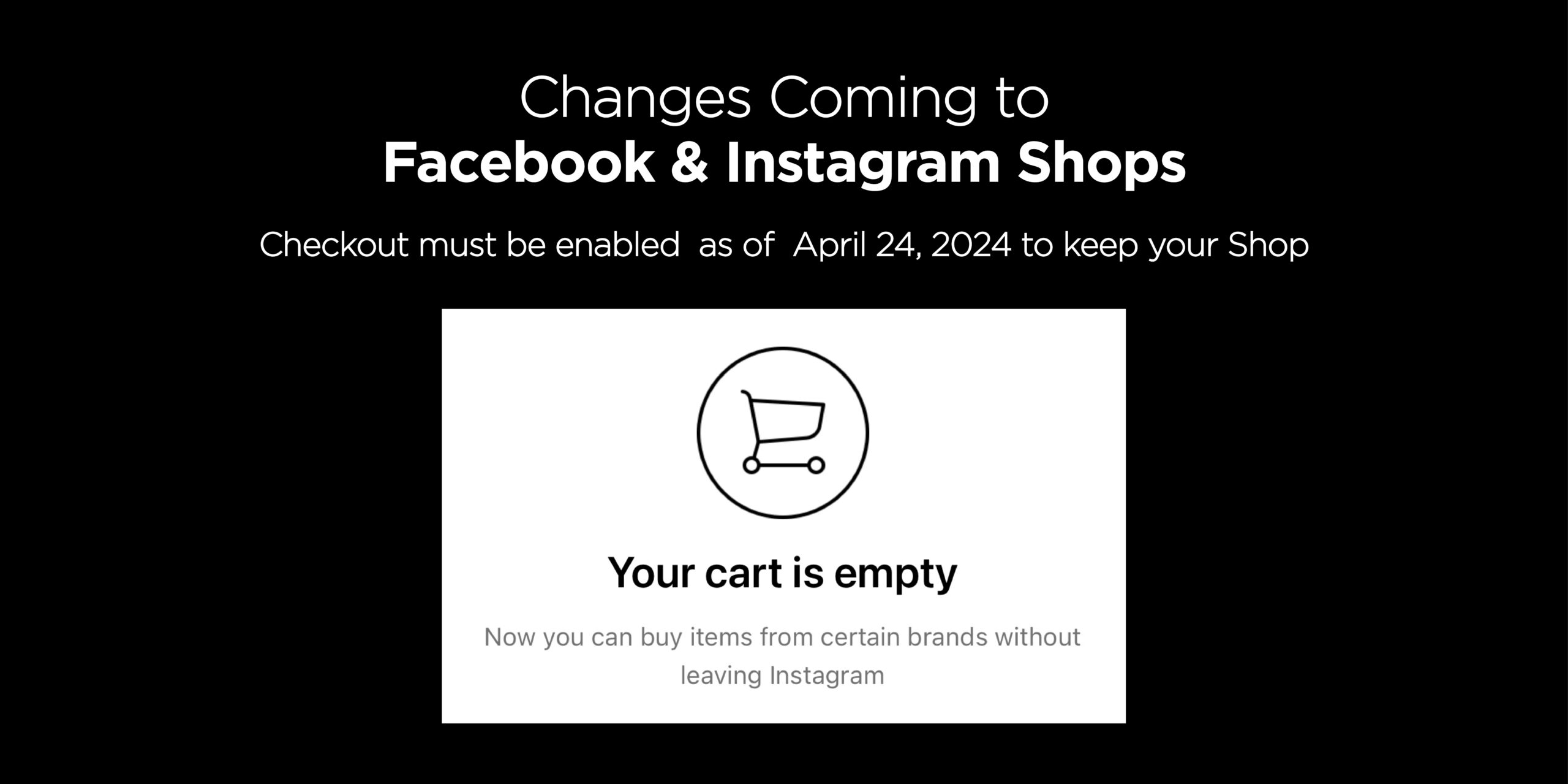 Meta Updates: Instagram and Facebook Shop Checkout - Crystal Media