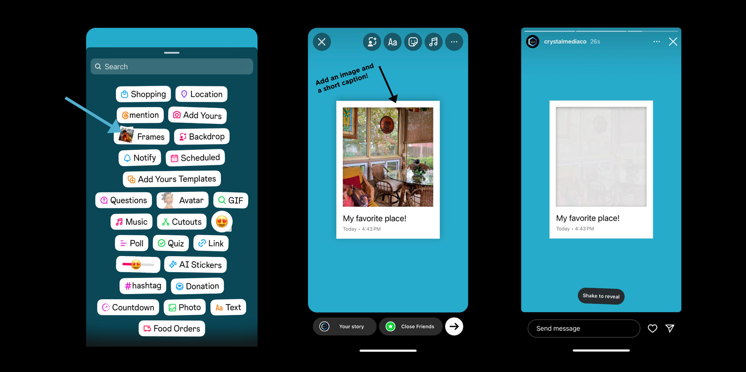 A Tour of the New Engagement Stickers on Instagram - Crystal Media